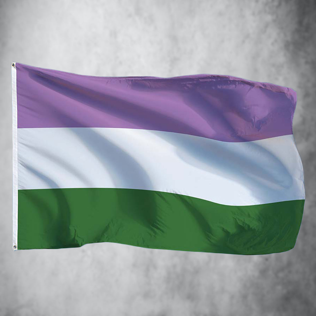 Genderqueer Flagge (90x150cm) | Fahne für queere Menschen